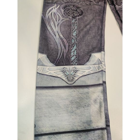 TAFI | Pants & Jumpsuits | Nwot Tafi Steel Armor Leggings Plate Chain ...